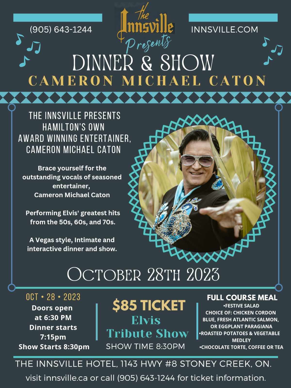Elvis Dinner Show - The Innsville Restaurant